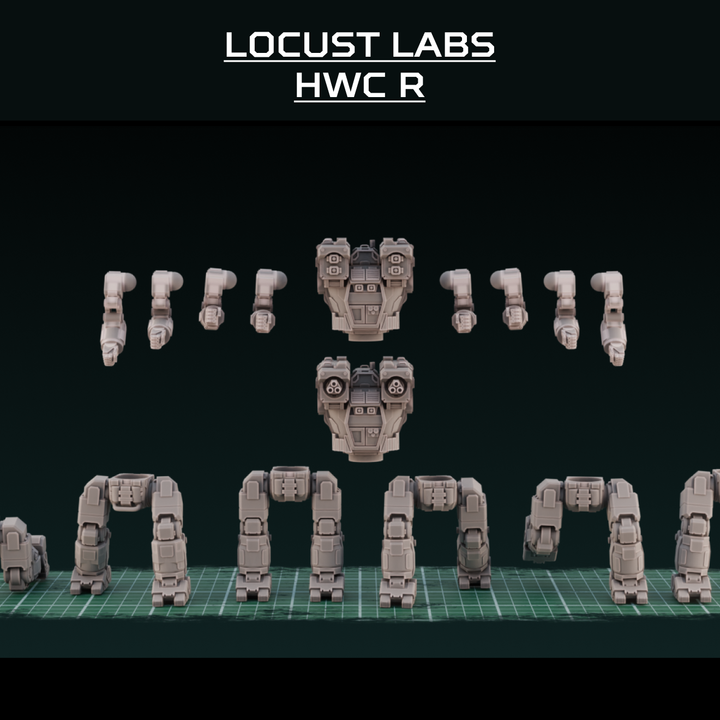 3D Printable 6mm HWC - Rework Series by Locust_Labs